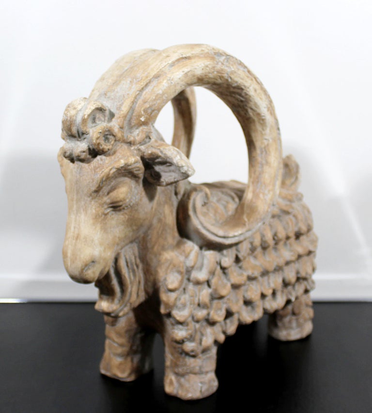 Mid-Century Modern Rare Austin Production Signed Aries Ram Table ...