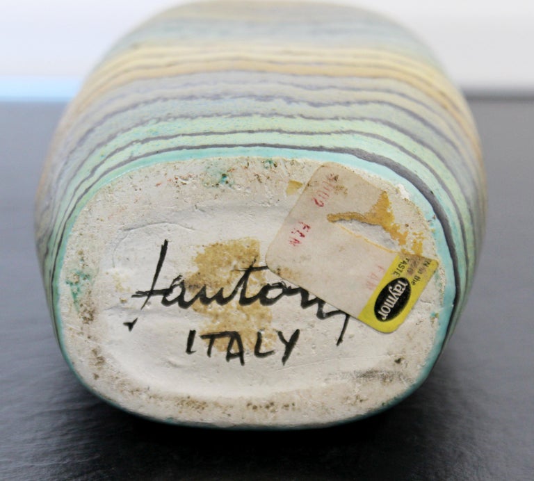 Mid-Century Modern Rare Marcello Fantoni Raymor Ceramic Art Vase, Italy ...
