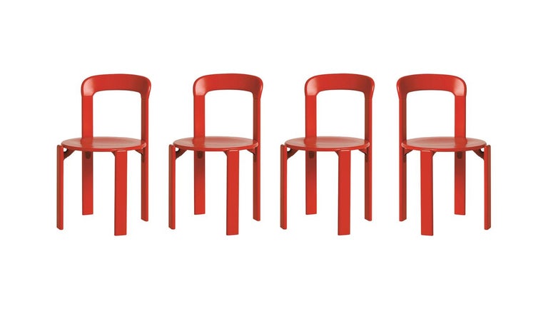 Mid-Century Modern, Rey Red Chair, by Bruno Rey, Design 1971 For Sale ...