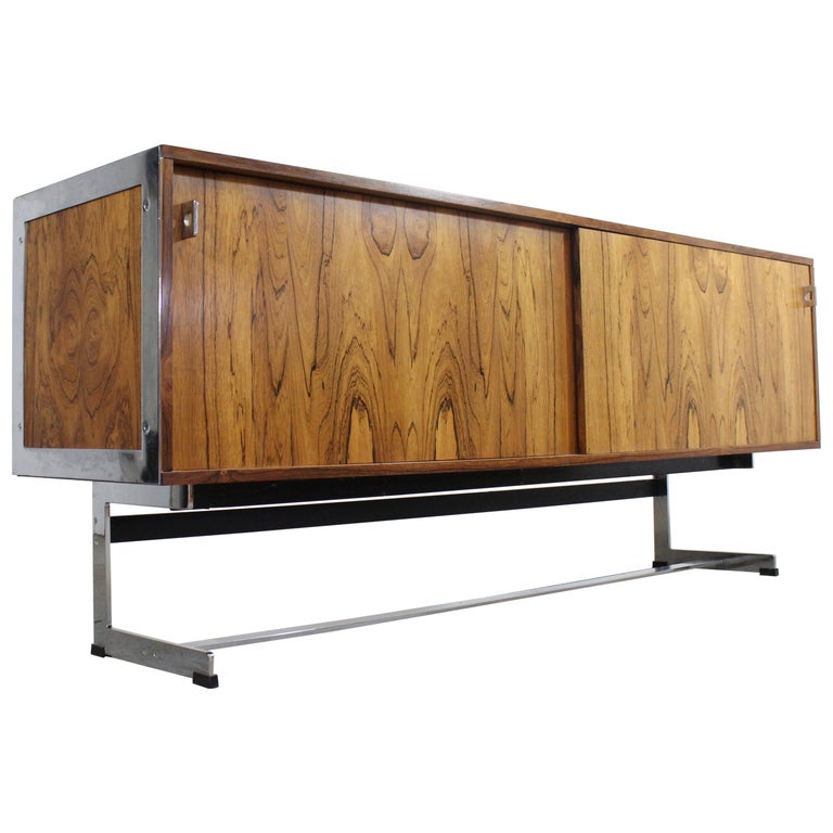 Mid-Century Modern-Chrom-Anrichte von Richard Young für Merrow ...