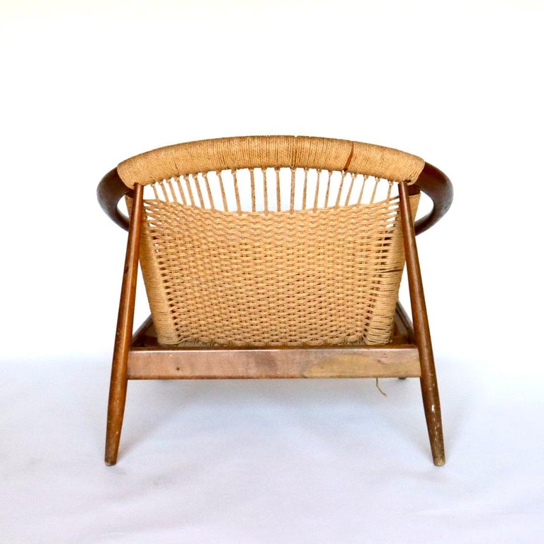 Mid-Century Modern Ringstol Lounge Chair by Illum Wikkelsø For Sale at ...