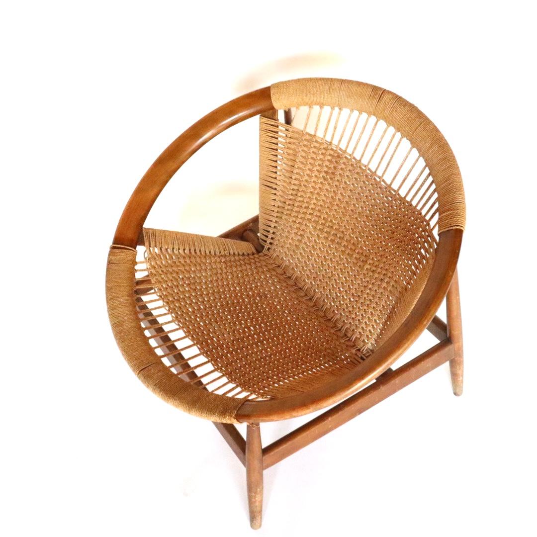 Mid-Century Modern Ringstol Lounge Chair by Illum Wikkelsø For Sale at ...