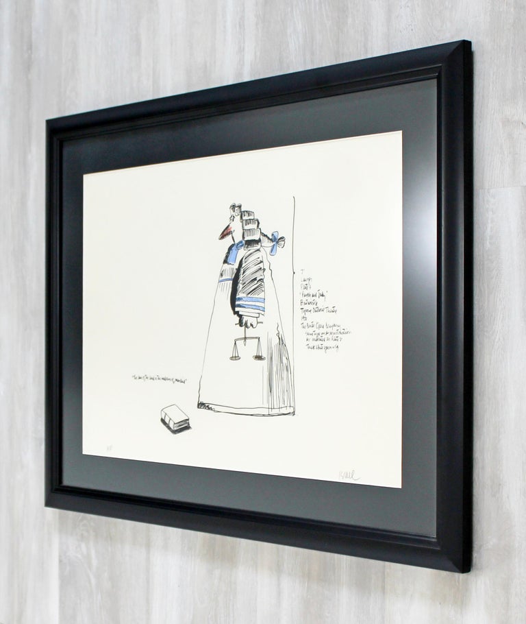 Mid-Century Modern Robert Israel Signed AP Hand Colored Lithograph ...