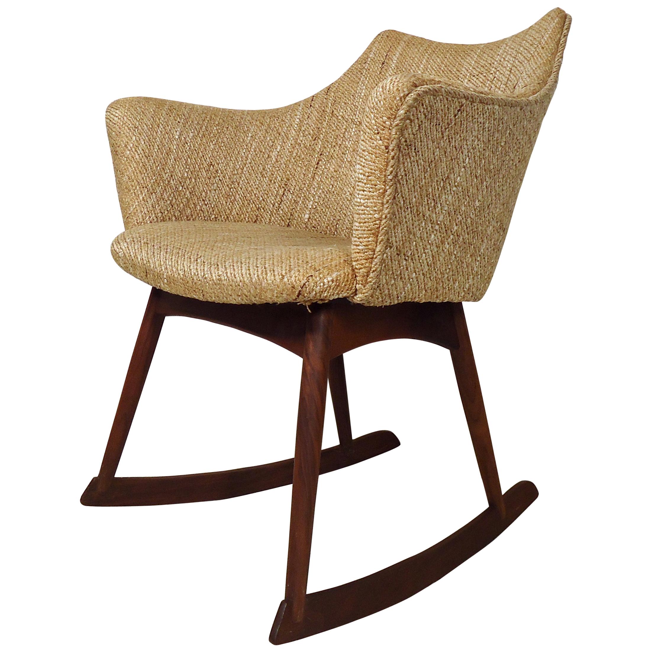Mid-Century Modern Rocking Chair at 1stDibs