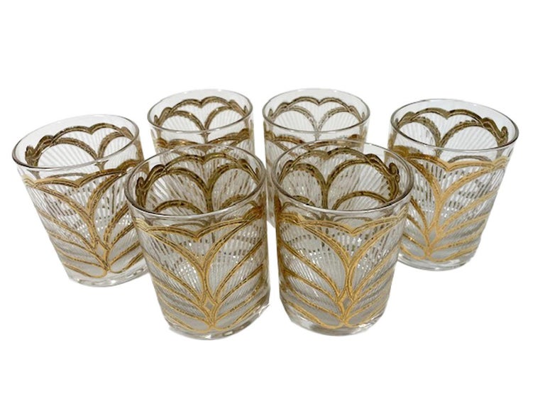 Mid-Century Modern Rocks Glasses by Georges Briard in the "Lotus ...