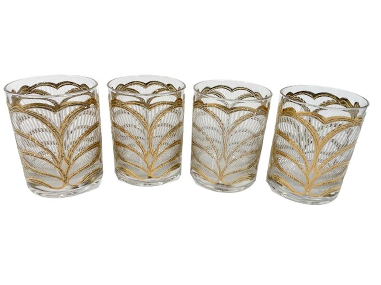 Mid-Century Modern Rocks Glasses by Georges Briard in the "Lotus ...