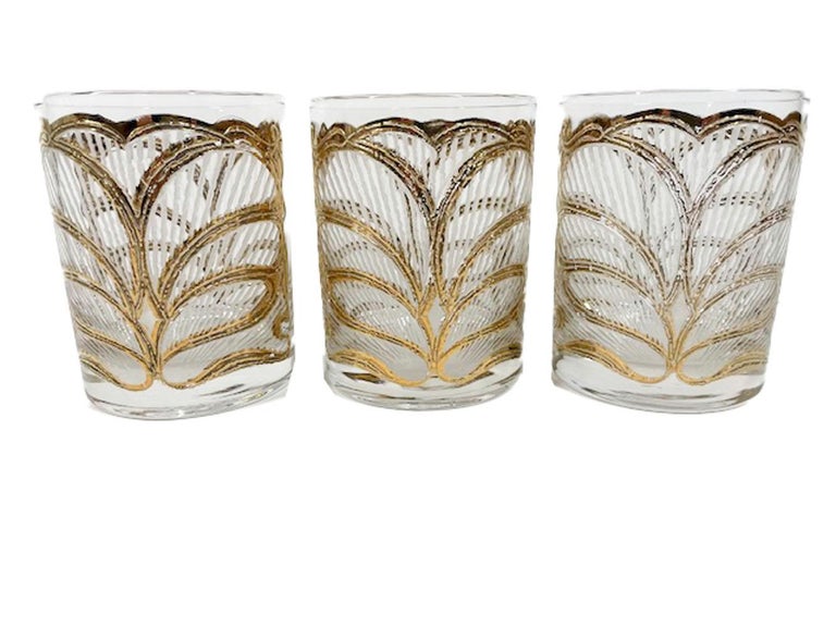 Mid-Century Modern Rocks Glasses by Georges Briard in the "Lotus ...