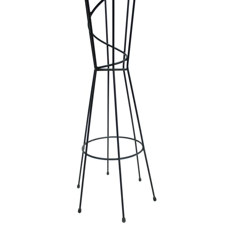 Mid-Century Modern Roger Feraud Metal and Brass French Coat Rack at 1stDibs