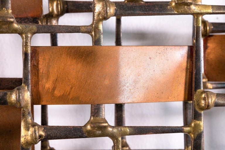 Mid-Century Modern Ron Schmidt Brutalist Nail Sculpture For Sale at 1stDibs