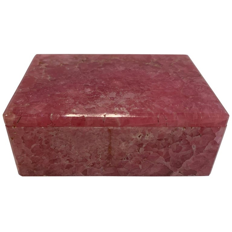 Mid-Century Modern Rose Quartz Dresser of Table Box For Sale at 1stDibs ...