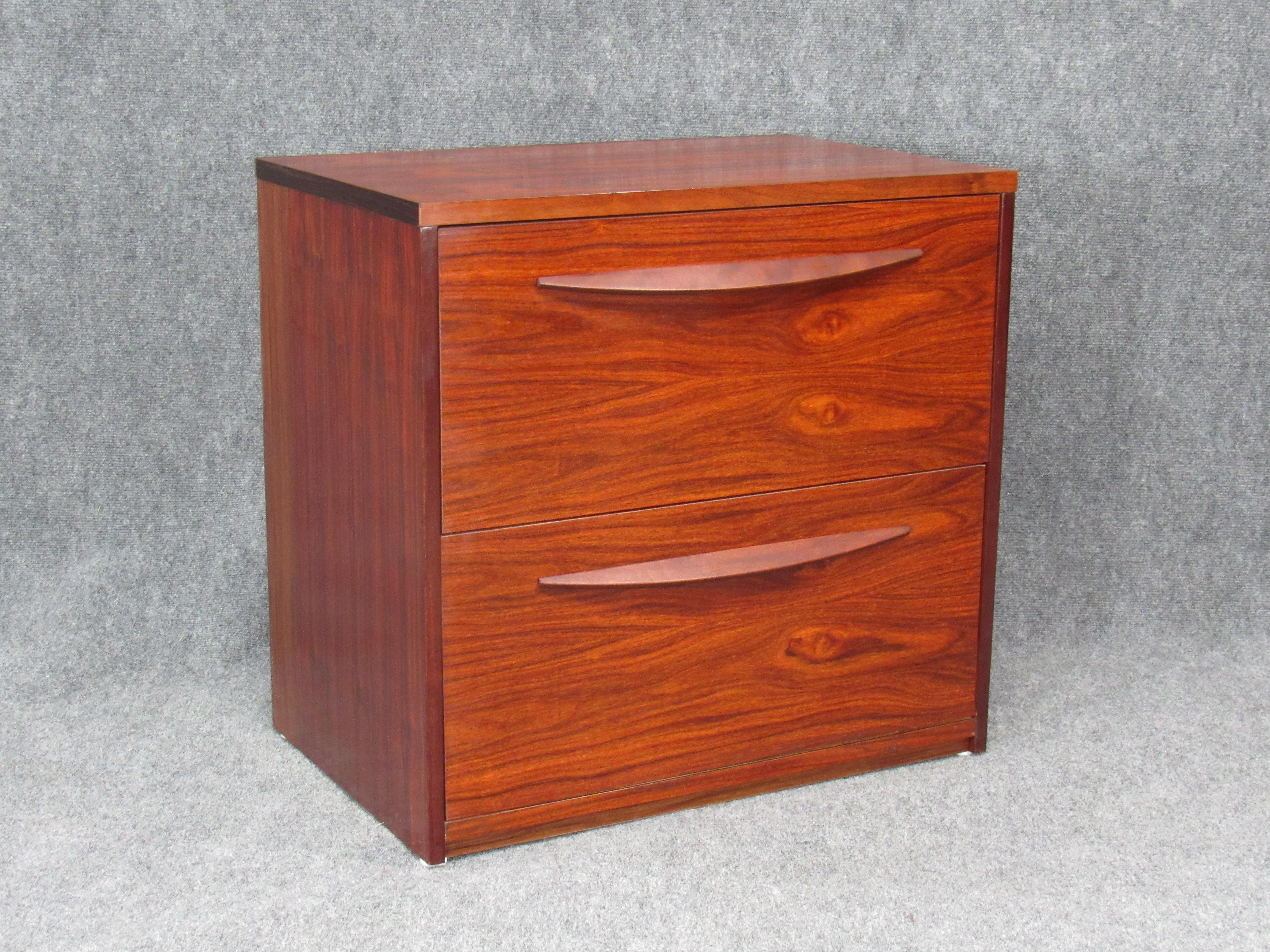 Mid-Century Modern Rosewood File Cabinet For Sale at 1stDibs ...