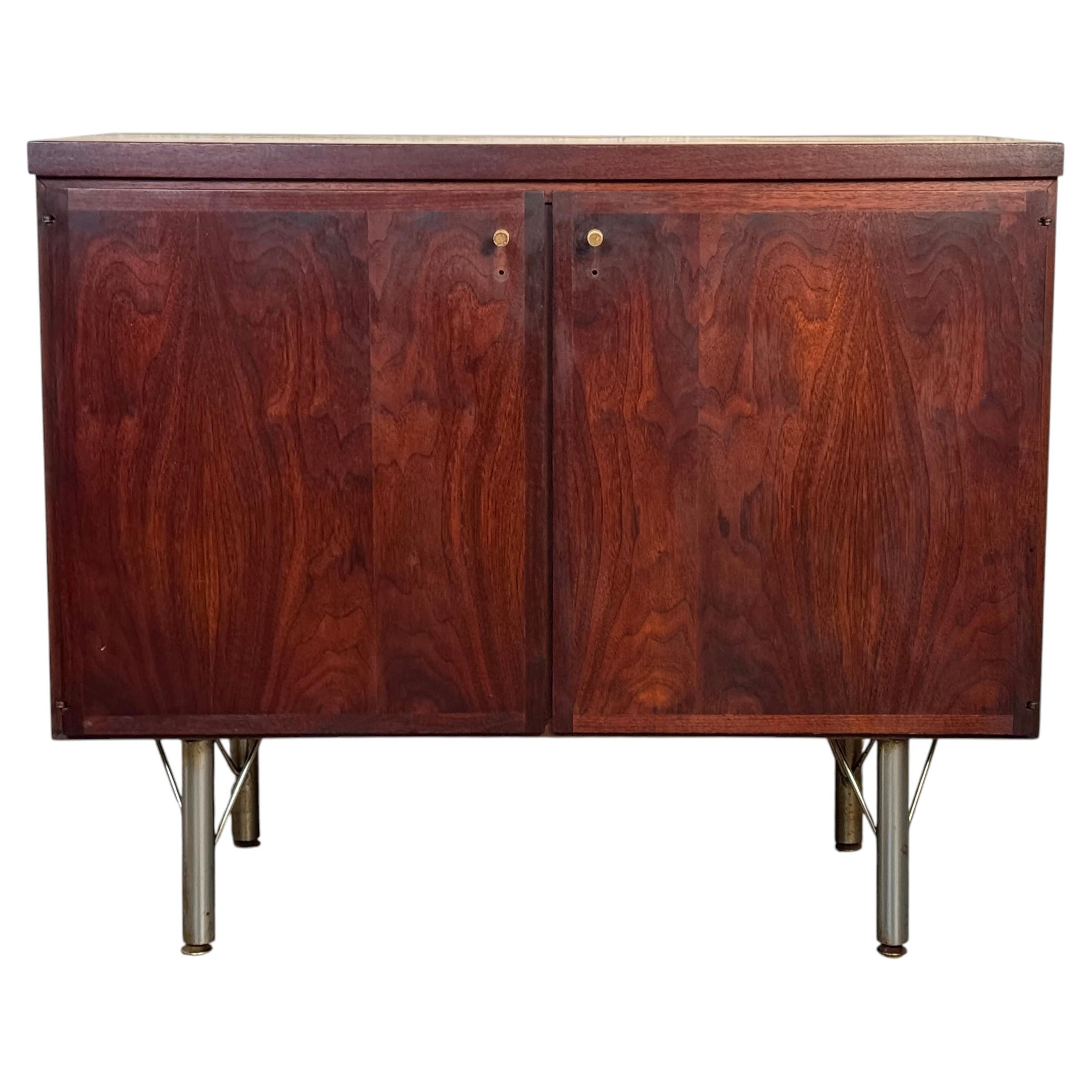 Rosewood Drinks Cabinet / Cocktail Bar 1960s–1970s Vintage Mid-Century ...