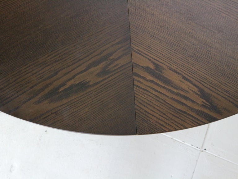Mid-Century Modern Round Wenge Dinning Table, 1980, Italy For Sale at ...