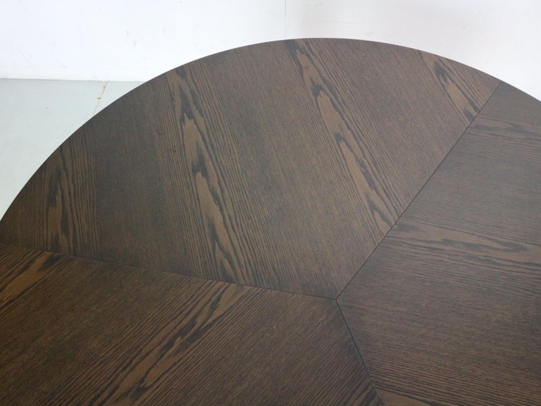 Mid-Century Modern Round Wenge Dinning Table, 1980, Italy For Sale at ...
