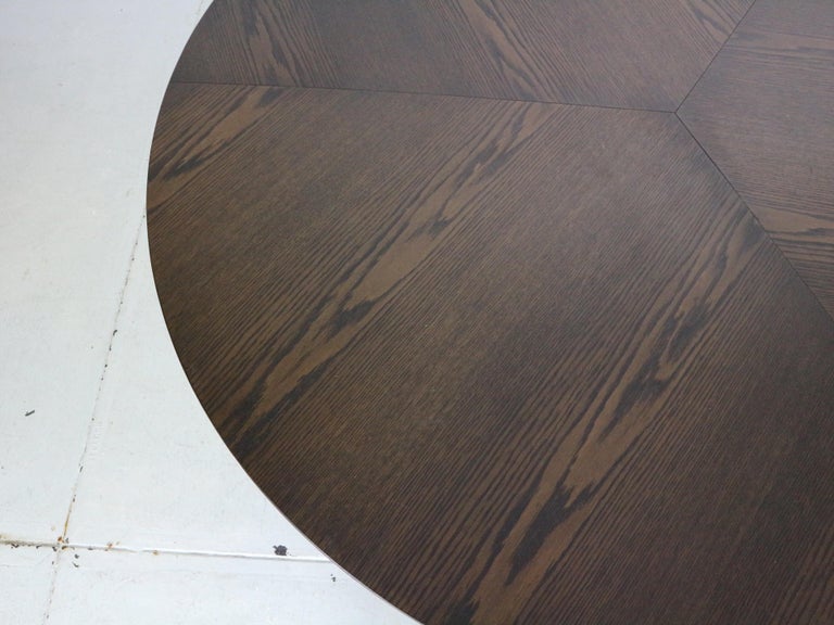 Mid-Century Modern Round Wenge Dinning Table, 1980, Italy For Sale at ...