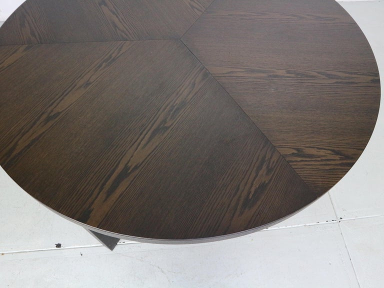 Mid-Century Modern Round Wenge Dinning Table, 1980, Italy For Sale at ...