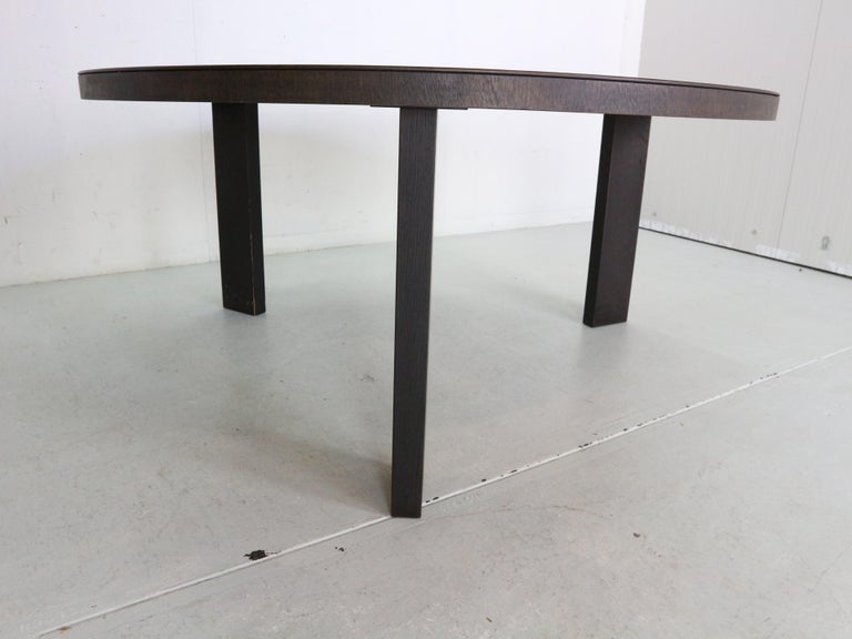 Mid-Century Modern Round Wenge Dinning Table, 1980, Italy For Sale at ...