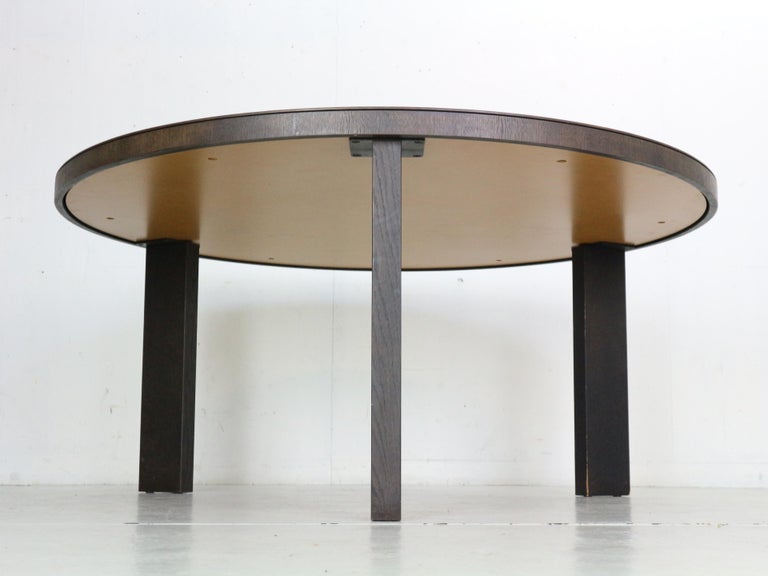 Mid-Century Modern Round Wenge Dinning Table, 1980, Italy For Sale at ...