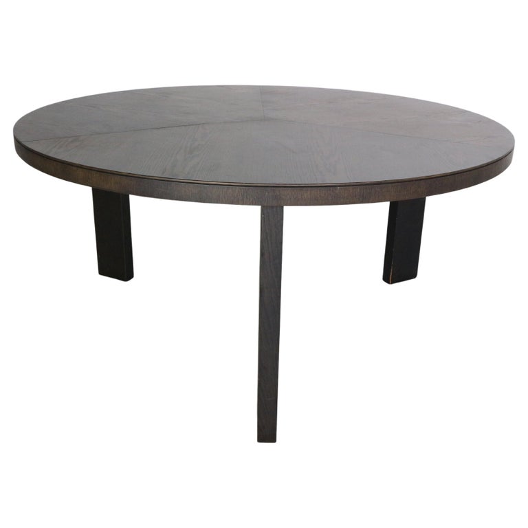 Mid-Century Modern Round Wenge Dinning Table, 1980, Italy For Sale at ...