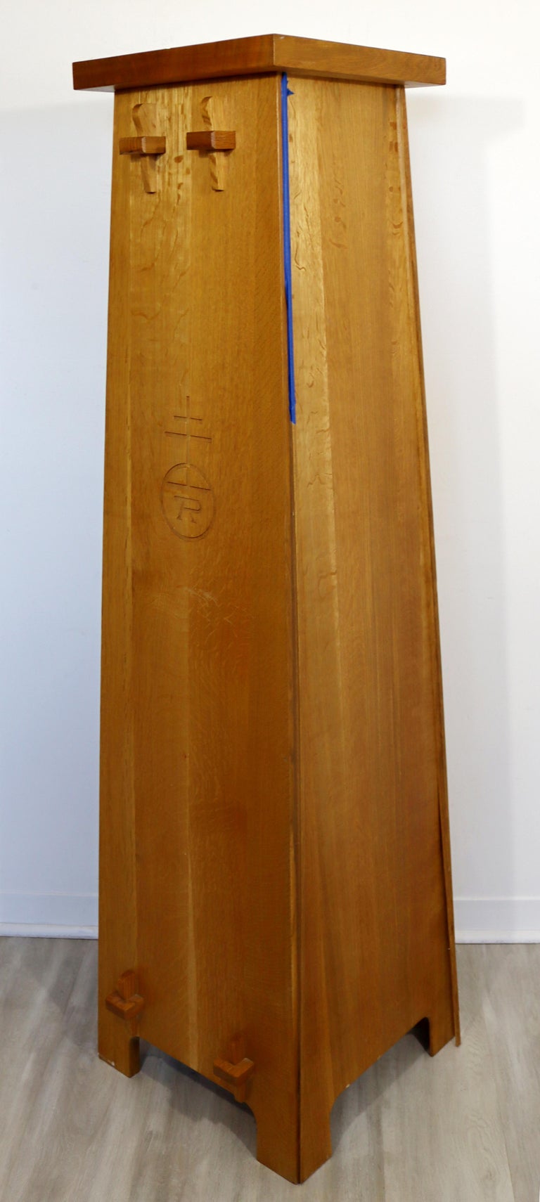 Mid-Century Modern Roycroft Asian Style Tall Shelving Unit Bookcase and ...