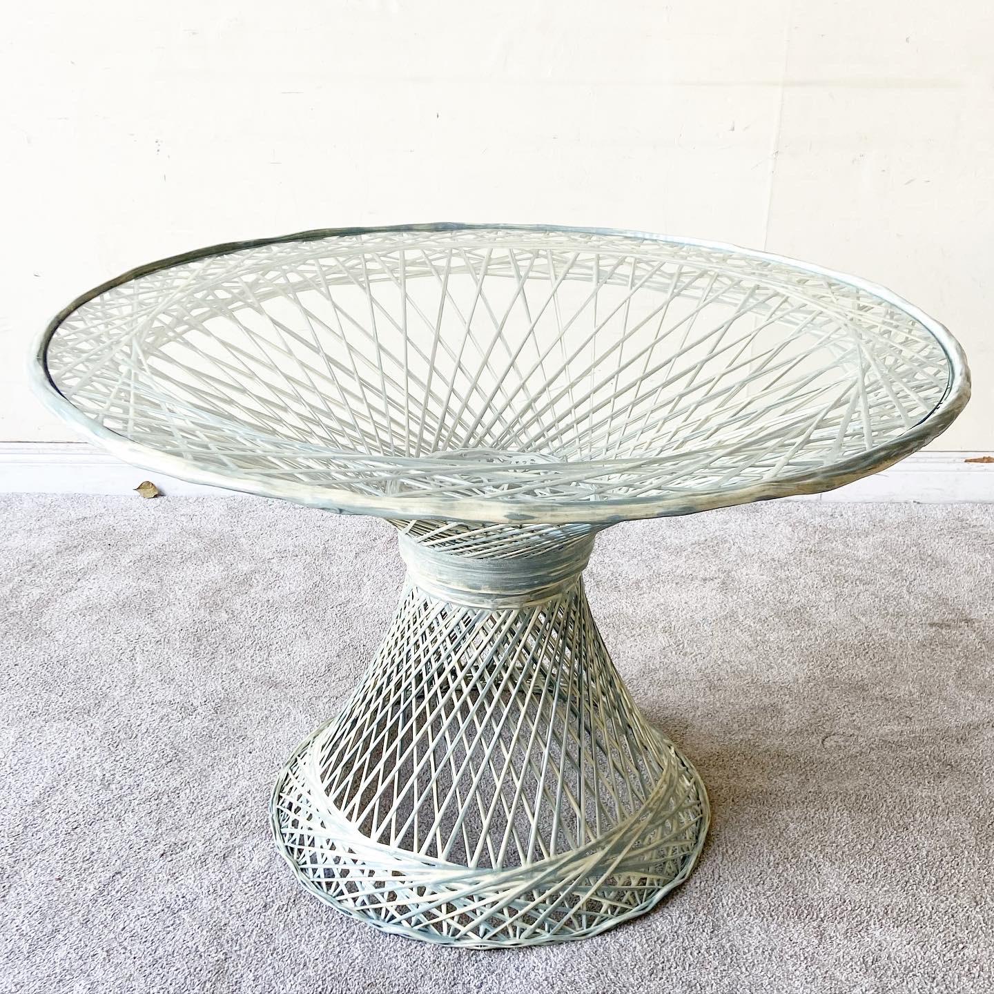 Mid-Century Modern Russell Woodard Spun Fiberglass Swivel Dining Set, 5 ...