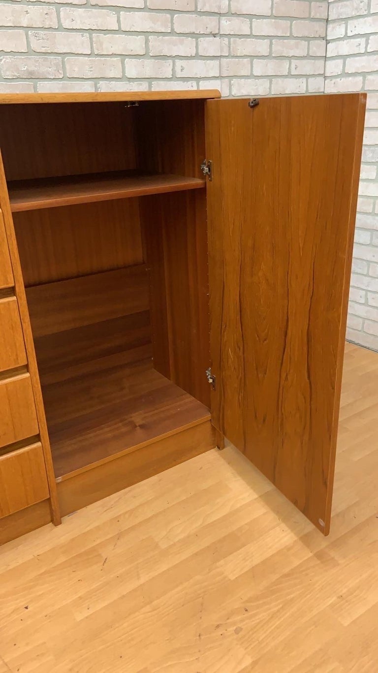 Mid-Century Modern Sannemann Danish Bachelor Wardrobe Chest For Sale at ...