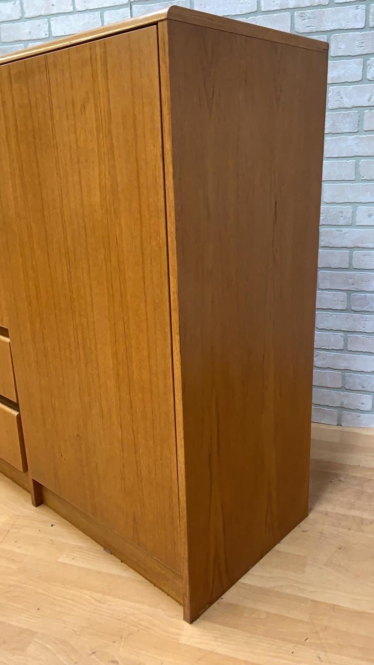 Mid-Century Modern Sannemann Danish Bachelor Wardrobe Chest For Sale at ...