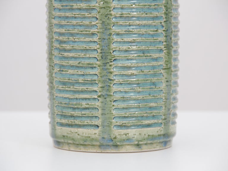 Mid-Century Modern Scandinavian Ceramic Palhus Lamp, Model DL 32/1 at ...