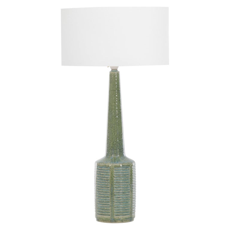 Mid-Century Modern Scandinavian Ceramic Palhus Lamp, Model DL 32/1 at ...