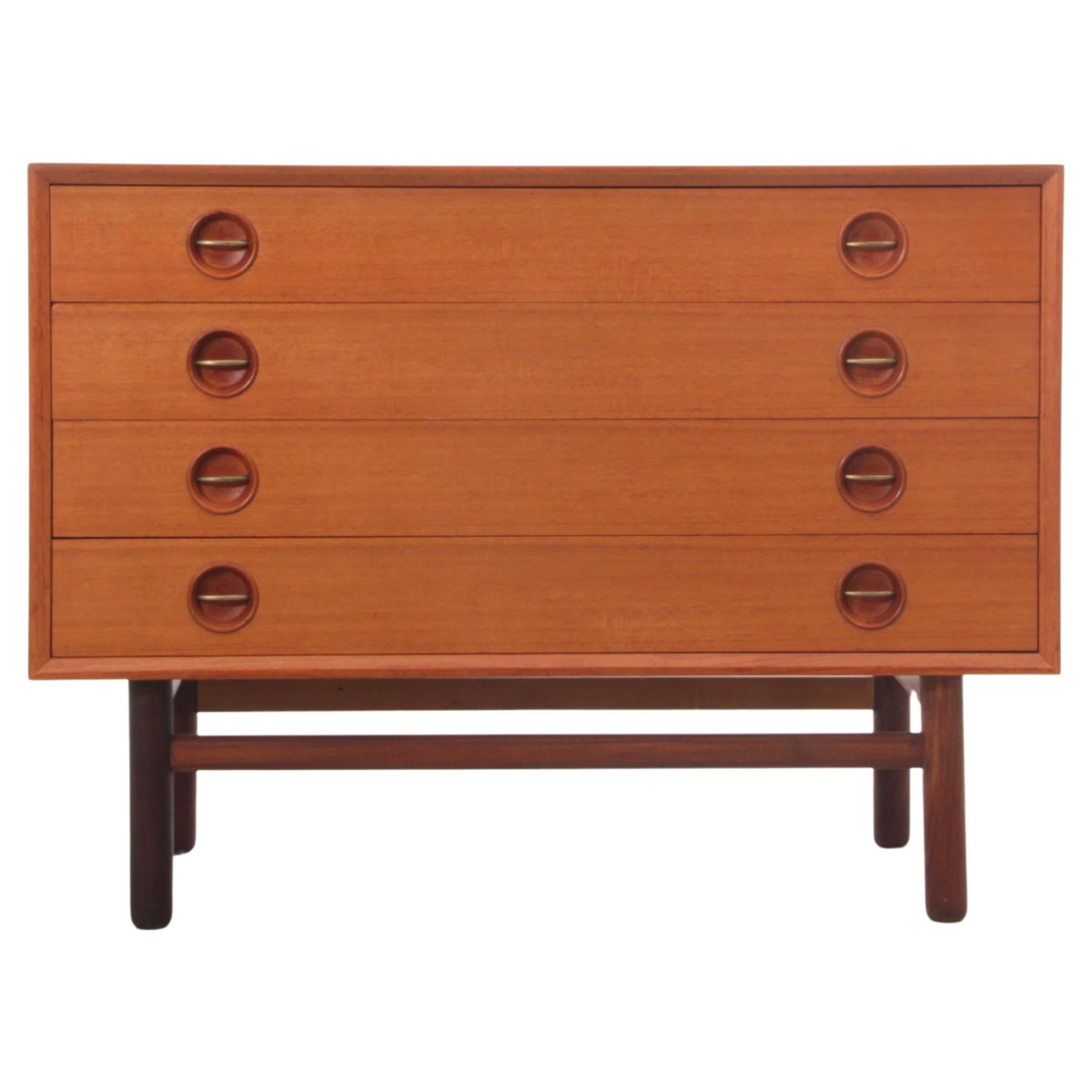 Mid-Century Modern Floating Teak Chests For Sale at 1stDibs
