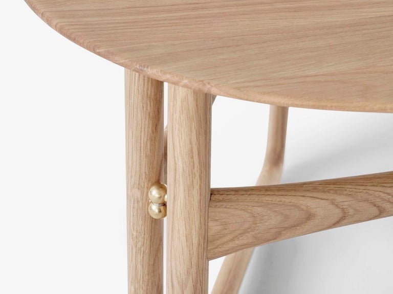 Mid-Century Modern Scandinavian Drop Leaf Side Table in Oak For Sale at ...