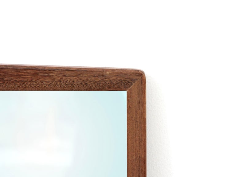 Mid-Century Modern Scandinavian Mirror in Rosewood For Sale at 1stDibs