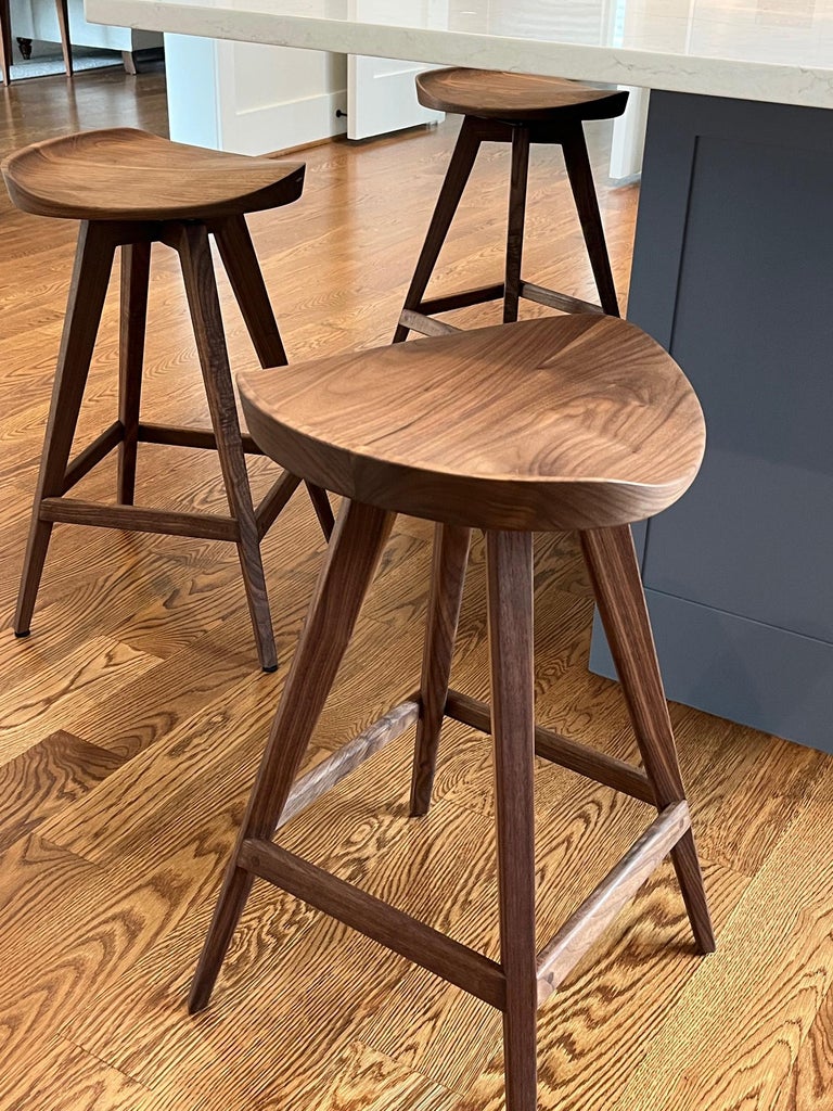 Mid-Century Modern Sculpted Swiveling Tractor Seat Stool For Sale at ...