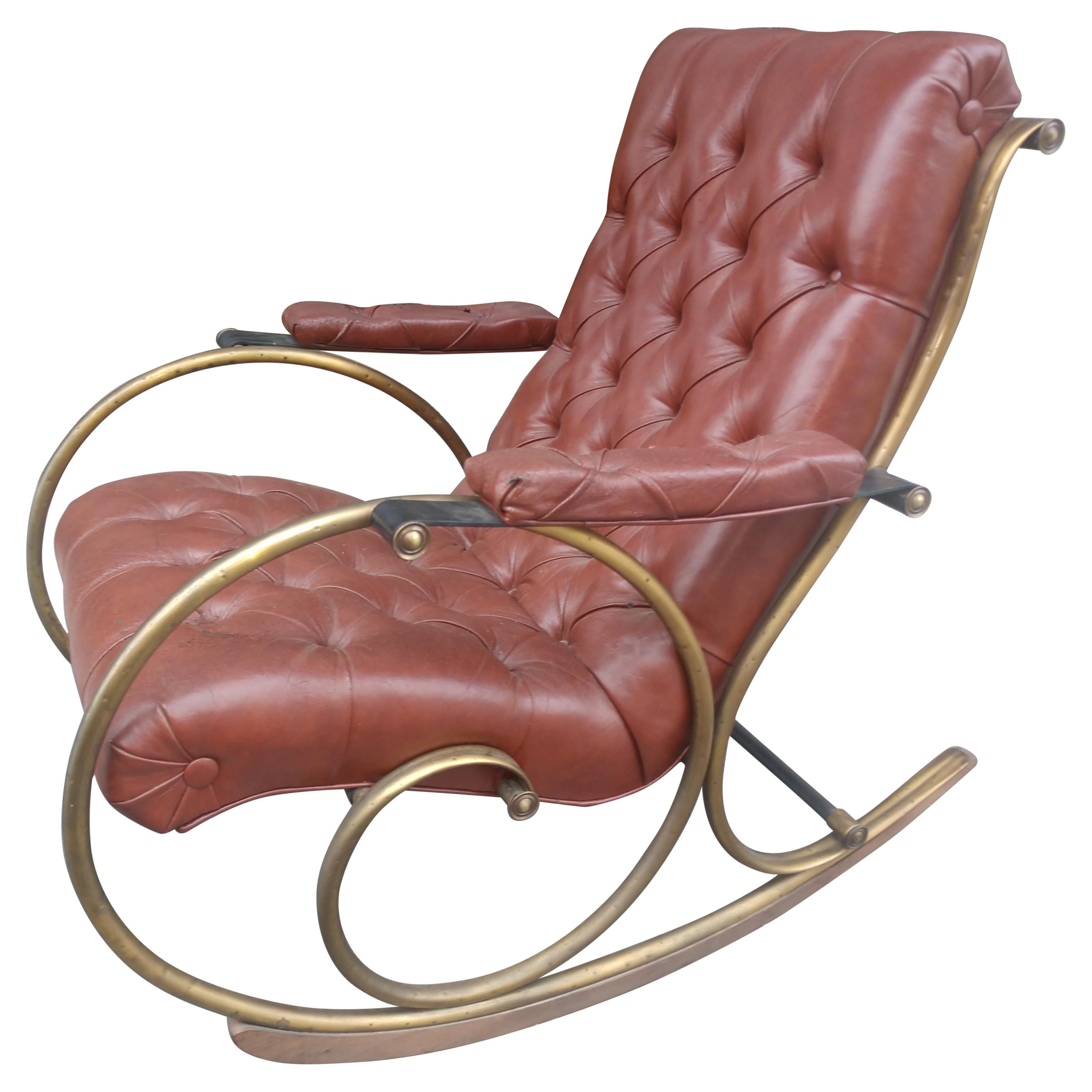 Mid-Century Modern Sculptural Rocking Chair by Lee Woodard For Sale at ...