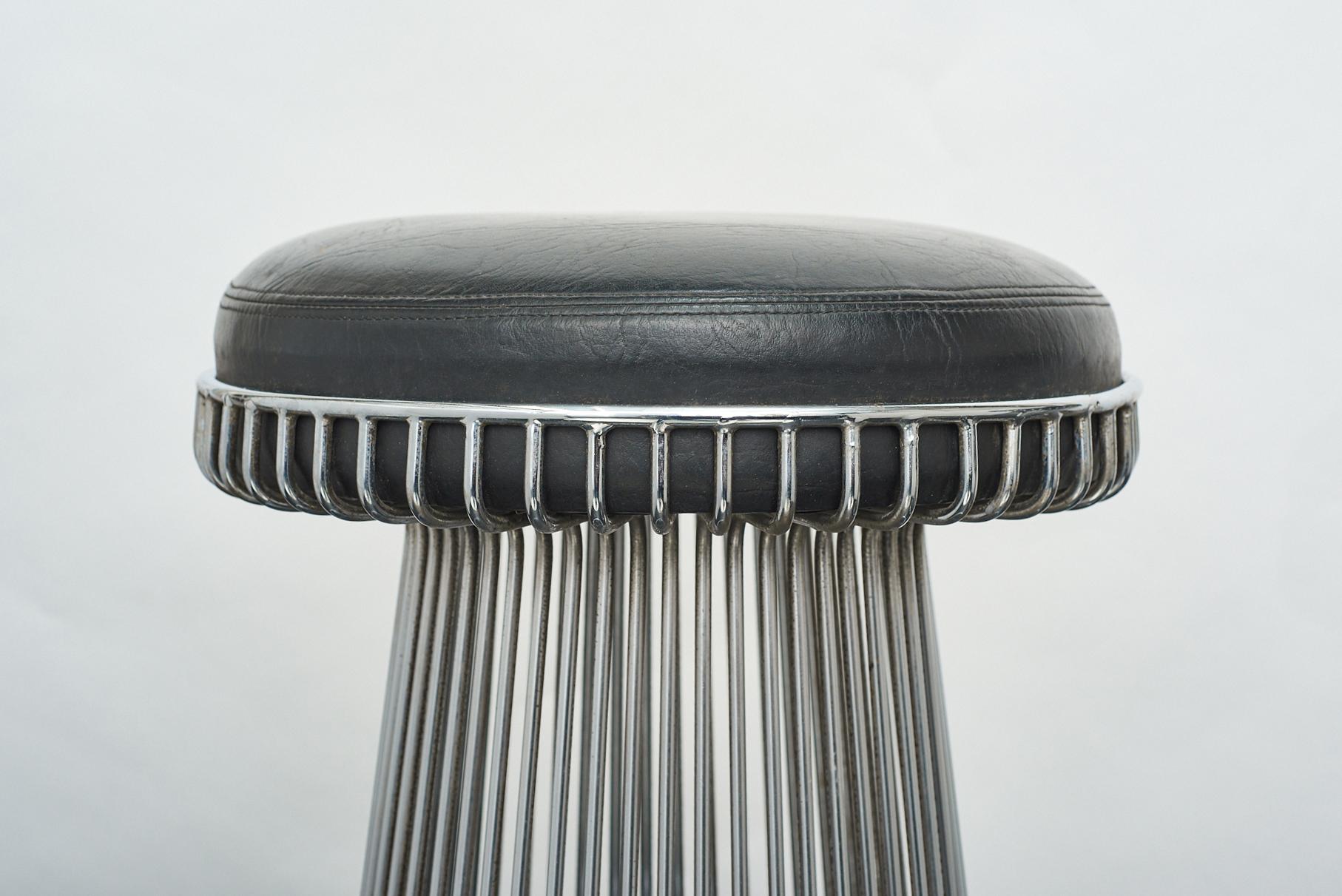 Mid-Century Modern Sculptural Stools After Warren Platner, USA 1960s at ...