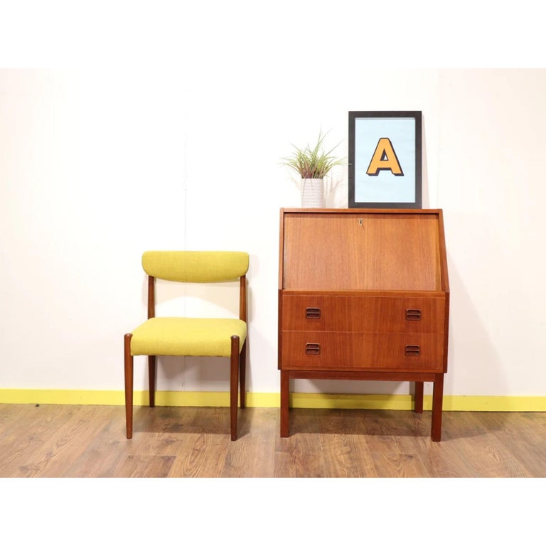 Mid-Century Modern Secretaire Bureau by Gunnar Nielsen Tibergaard Desk ...