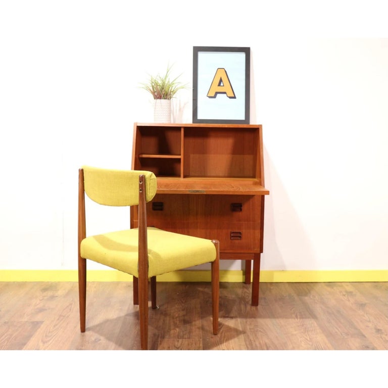 Mid-Century Modern Secretaire Bureau by Gunnar Nielsen Tibergaard Desk ...