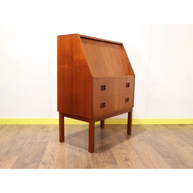 Mid-Century Modern Secretaire Bureau by Gunnar Nielsen Tibergaard Desk ...
