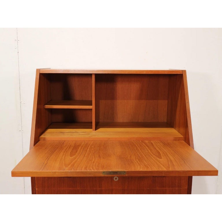 Mid-Century Modern Secretaire Bureau by Gunnar Nielsen Tibergaard Desk ...