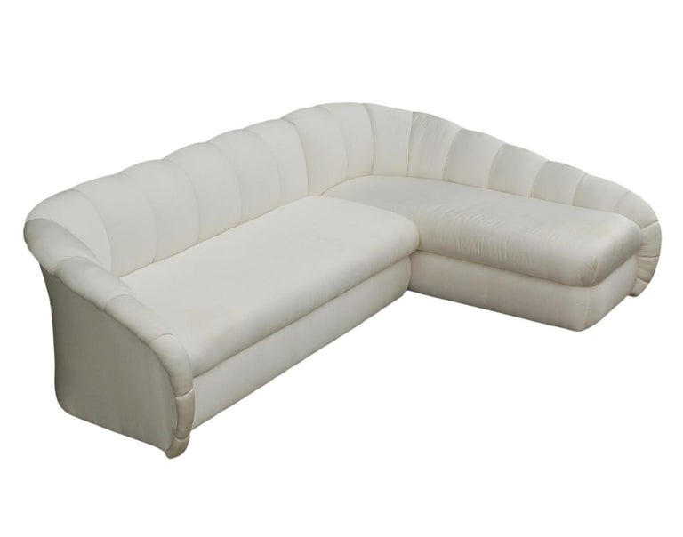 Mid-Century Modern Sectional Sofa Channel Back by Directional in Art ...