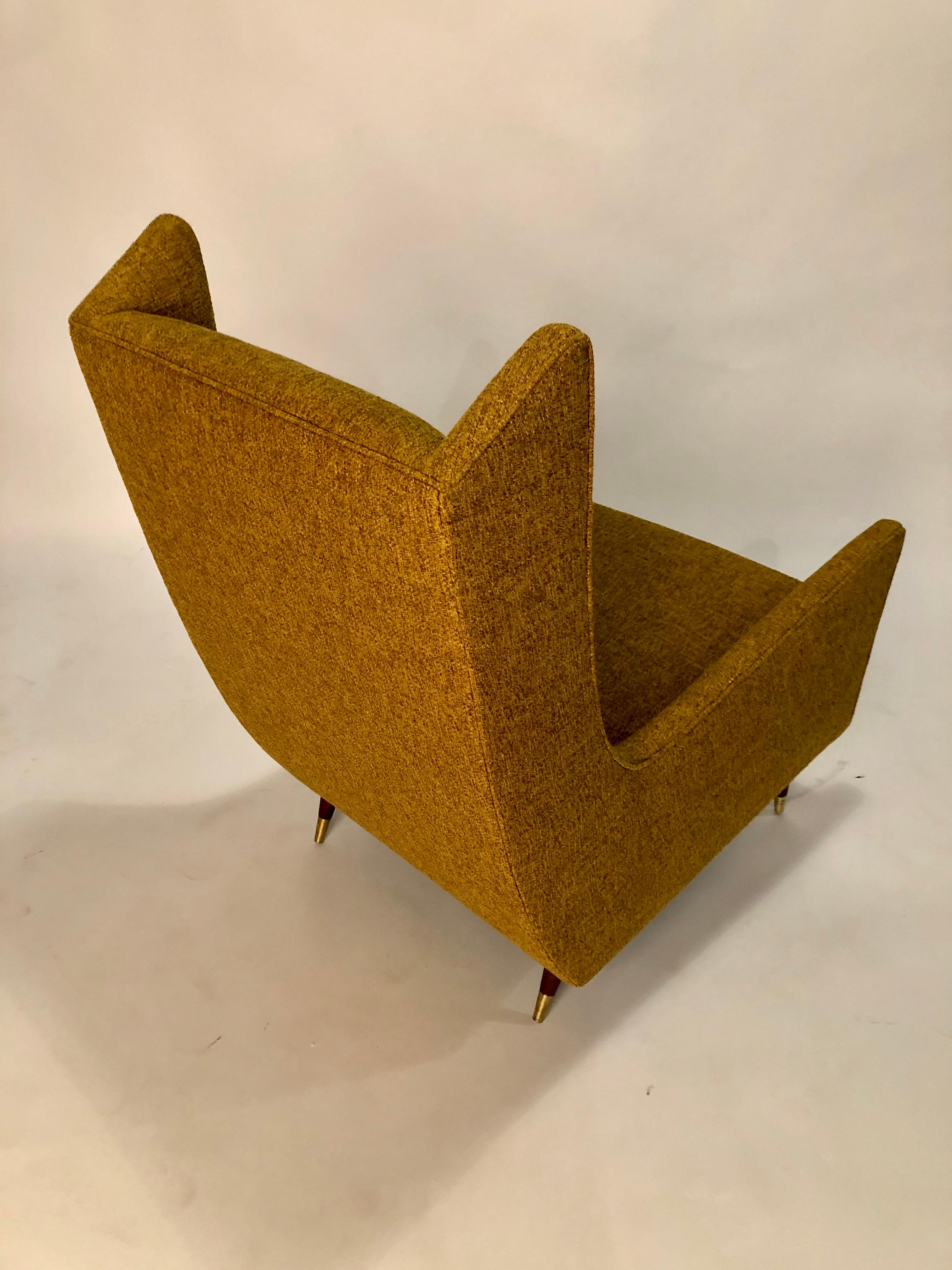 Mid-Century Modern Selig Wing Chair at 1stDibs | mid century wing chair ...