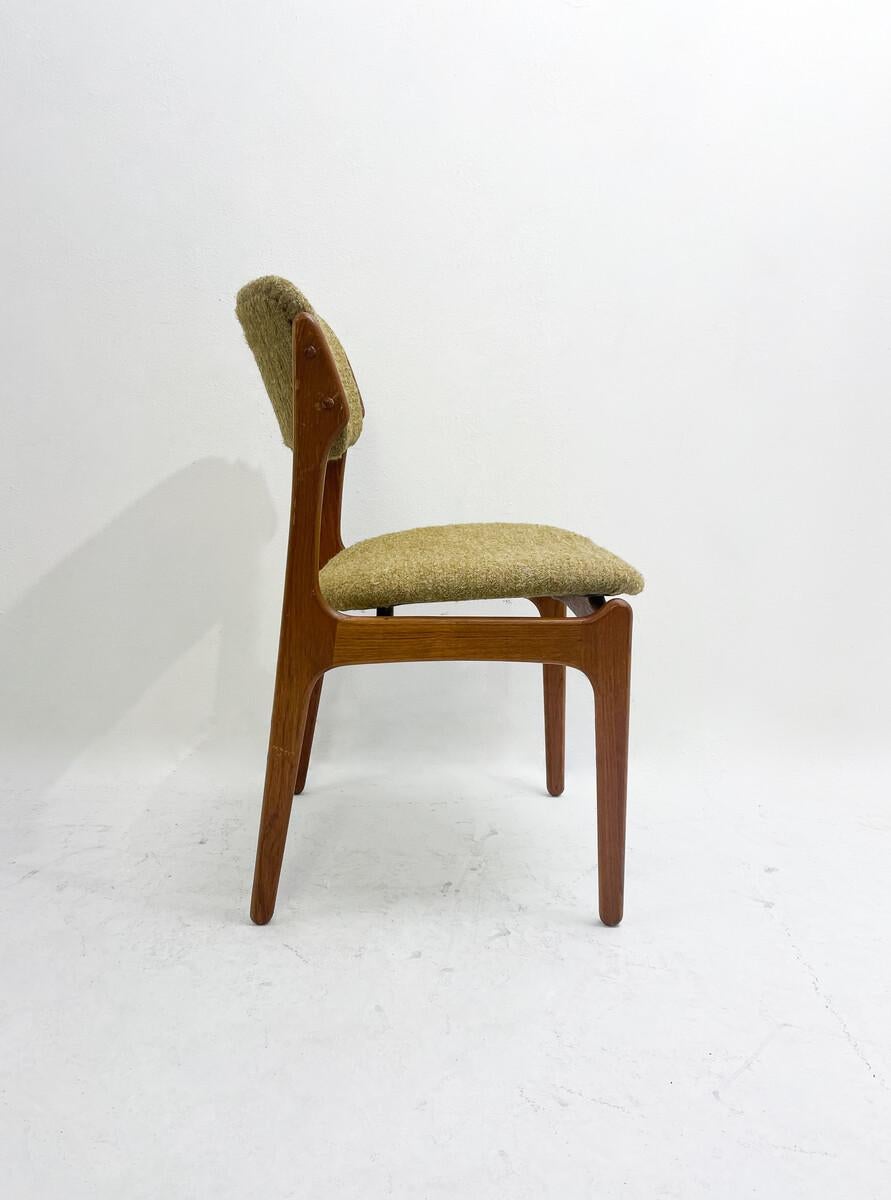 Mid-Century Modern Set of 6 Chairs by Eric Buch, Denmark, Teck, 1960s ...