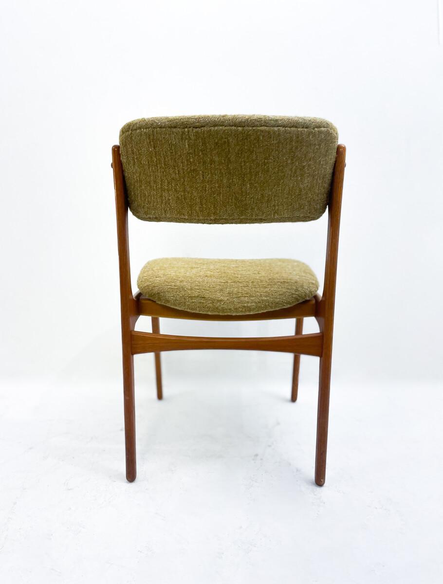 Mid-Century Modern Set of 6 Chairs by Eric Buch, Denmark, Teck, 1960s ...
