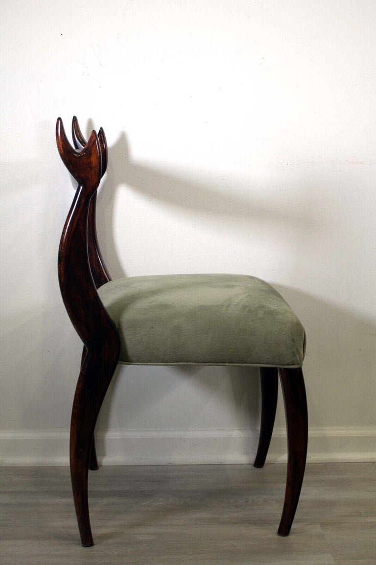 Mid Century Modern Set of 6 Rosewood My Dear Chairs by Dialogica For ...