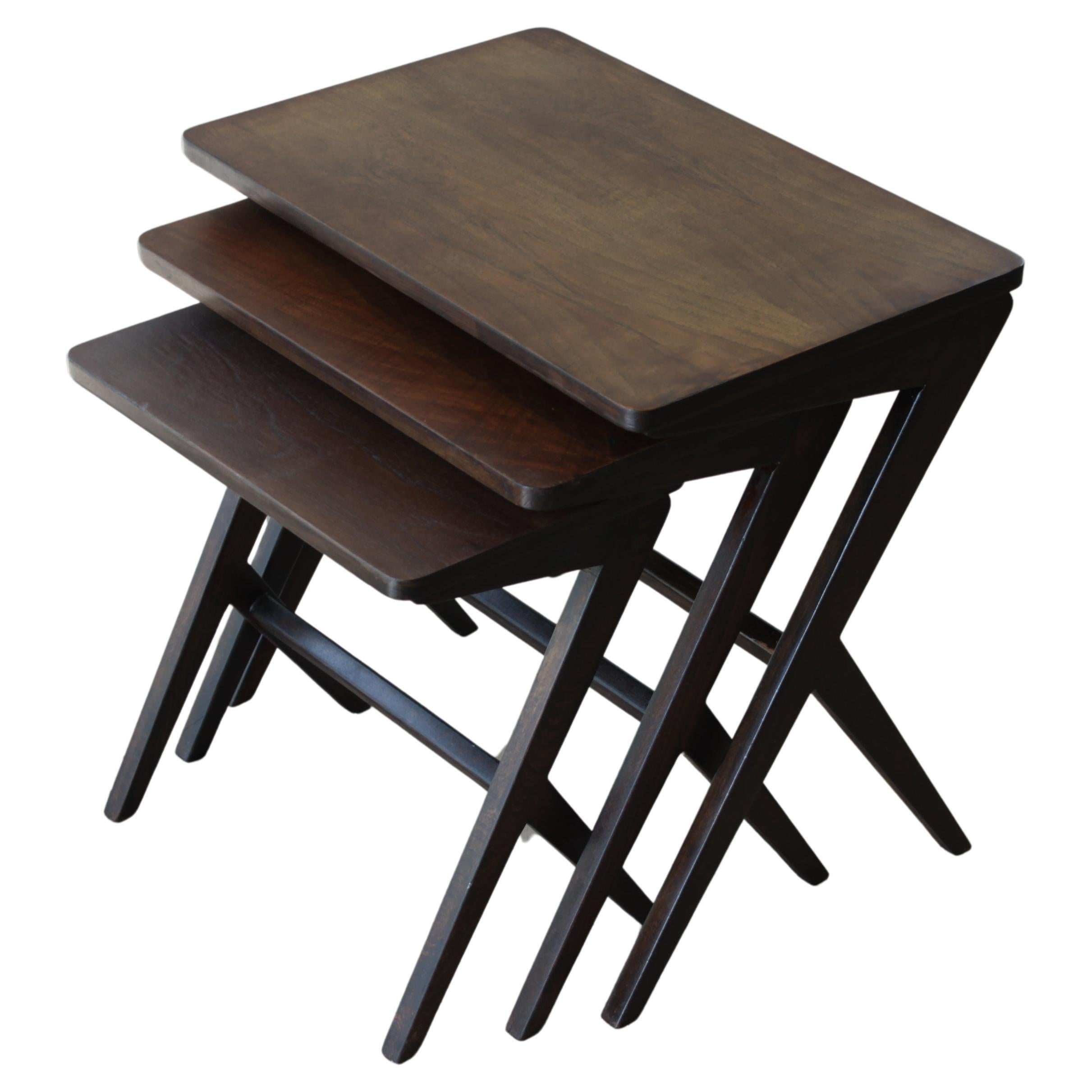 Wood Nesting Tables and Stacking - 1,597 For Sale at 1stDibs | wooden ...