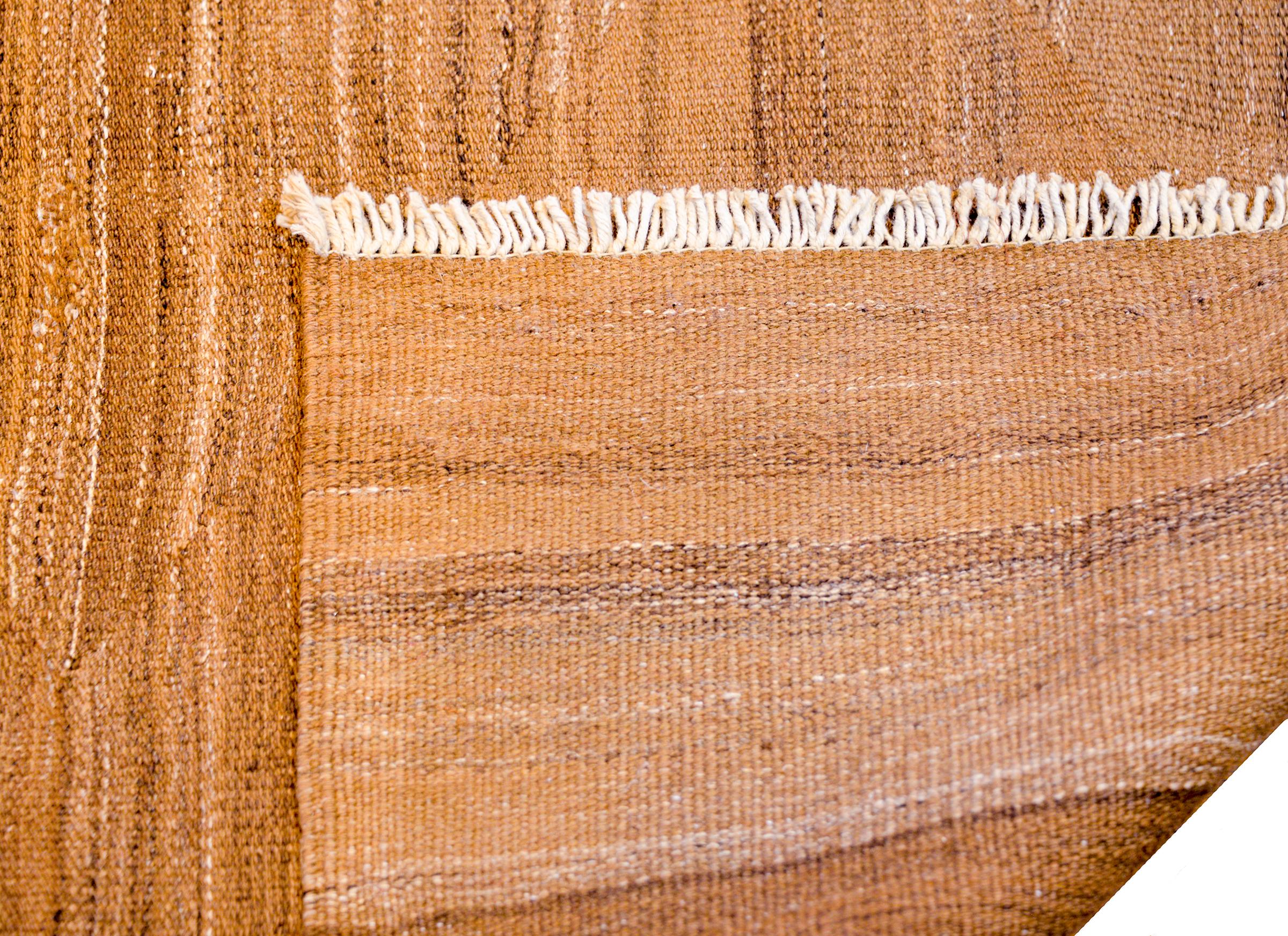 Mid-Century Modern Shahsevan Kilim Rug at 1stDibs