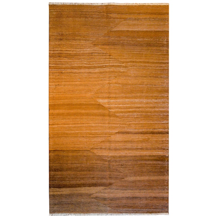 Mid-Century Modern Shahsevan Kilim Rug For Sale at 1stdibs