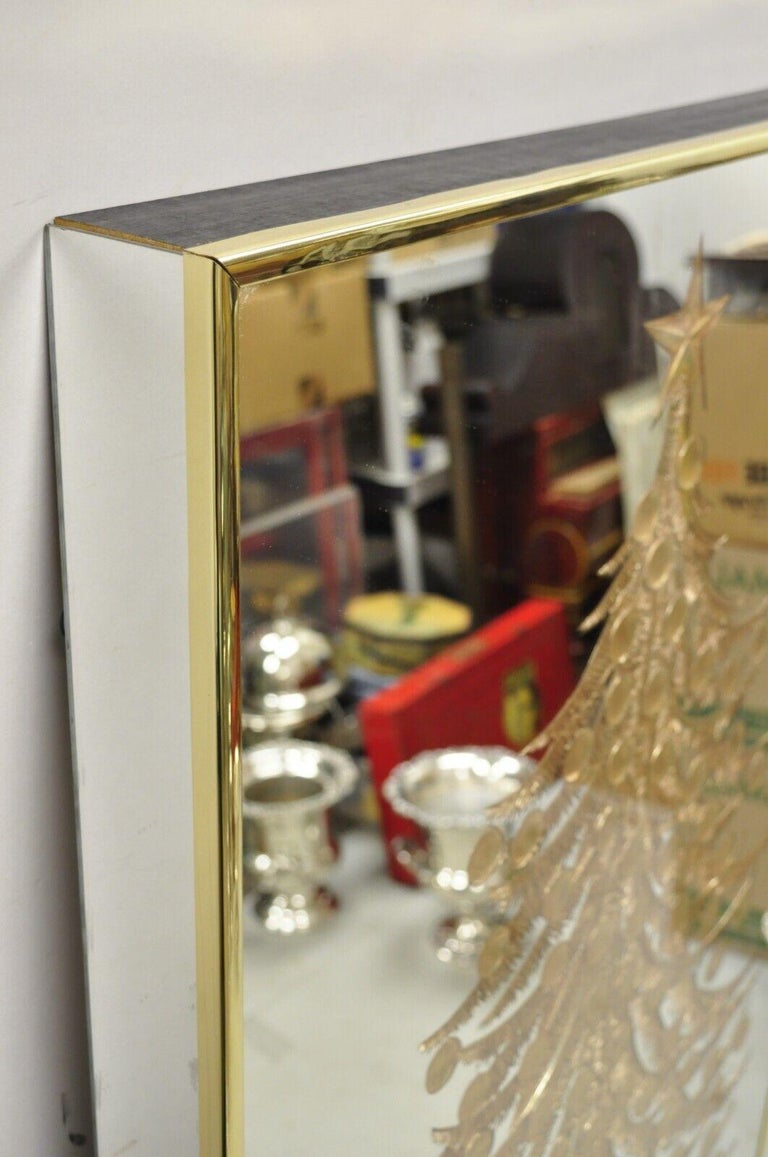 Mid-Century Modern Sharon Art Reliable Mfg Wall Art Mirror Gold ...