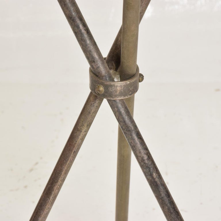 Mid-Century Modern Silver Plated Base for a Side Table For Sale at 1stDibs