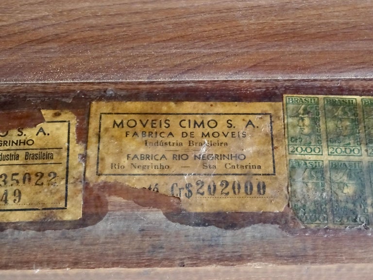 Mid-Century Modern Single Bed by "Móveis Cimo", Brazil, 1950s For Sale ...